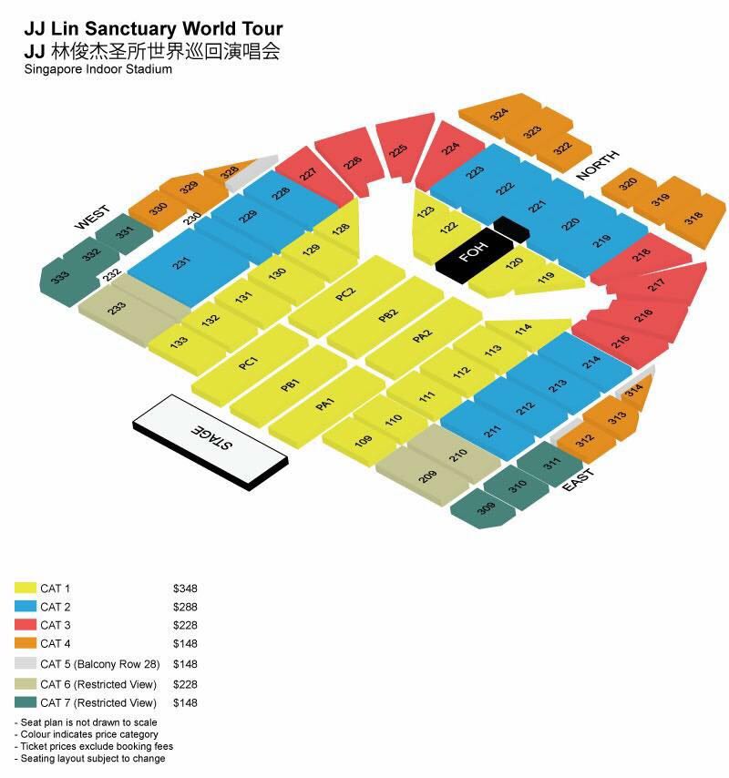Jj lin concert ticket on 15 aug, Tickets & Vouchers, Event Tickets on ...