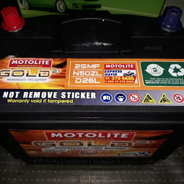 Motolite Gold 2SMF, Car Parts & Accessories on Carousell