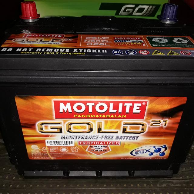 Motolite Gold 2SMF, Car Parts & Accessories on Carousell
