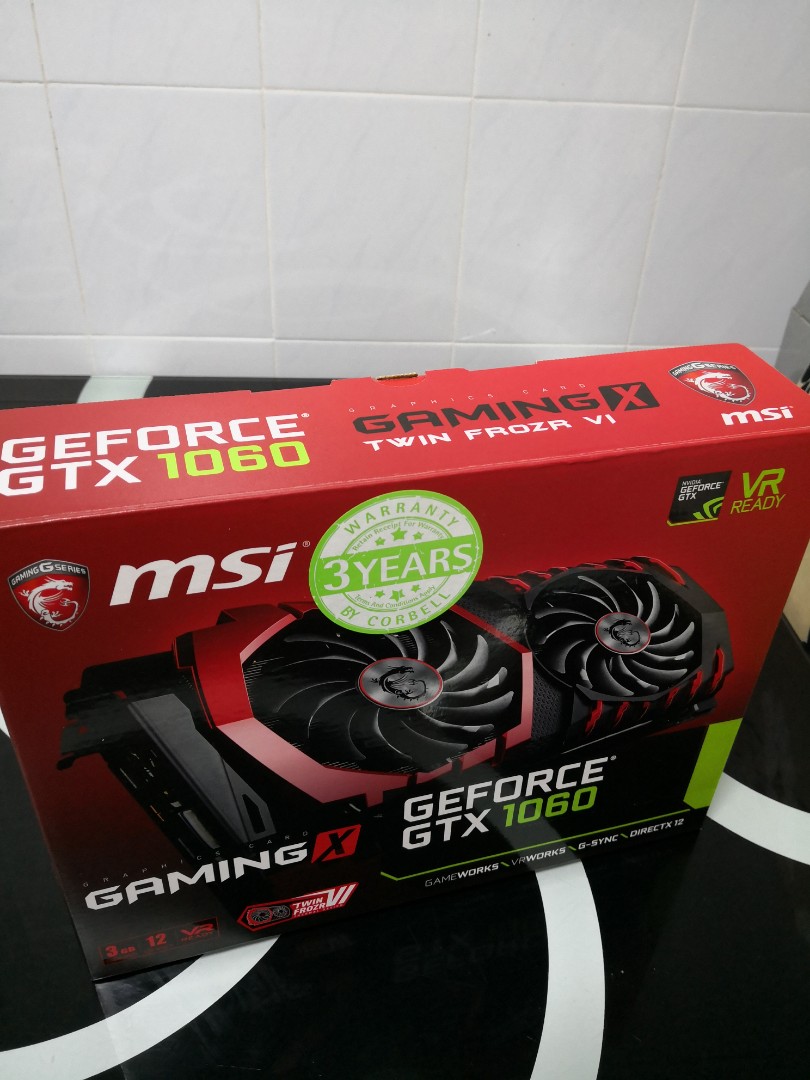 MSI GTX 1060, Electronics, Computer Parts & Accessories on Carousell