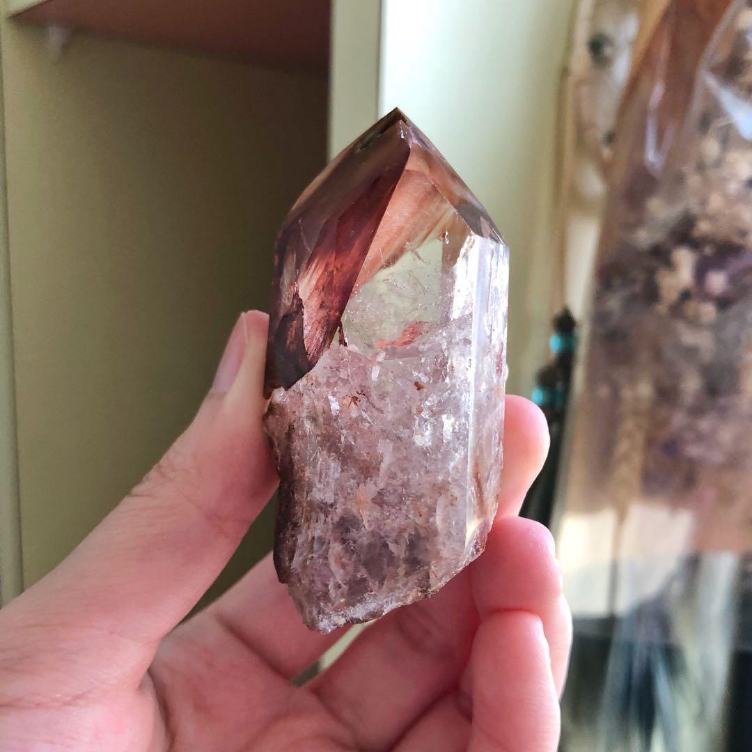 RARE! Amphibole Quartz Point aka Angel Phantom Quartz #M, Women's ...