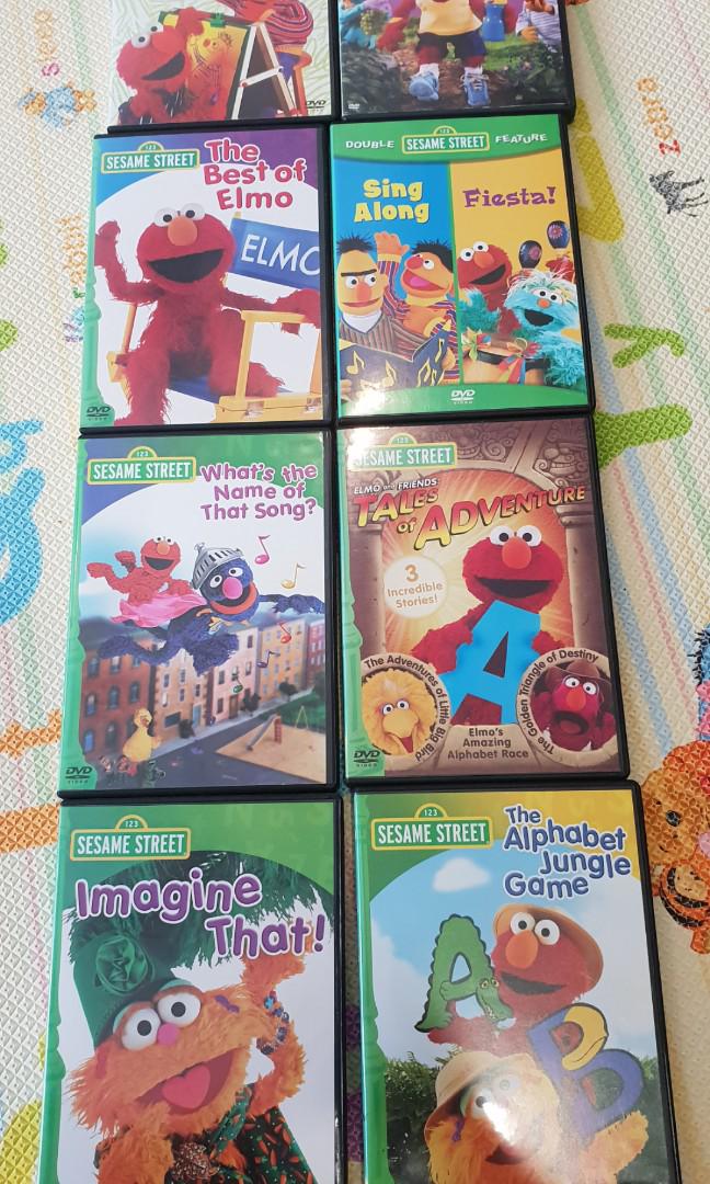 Sesame street and Elmo DVDs, Hobbies & Toys, Music & Media, CDs & DVDs ...