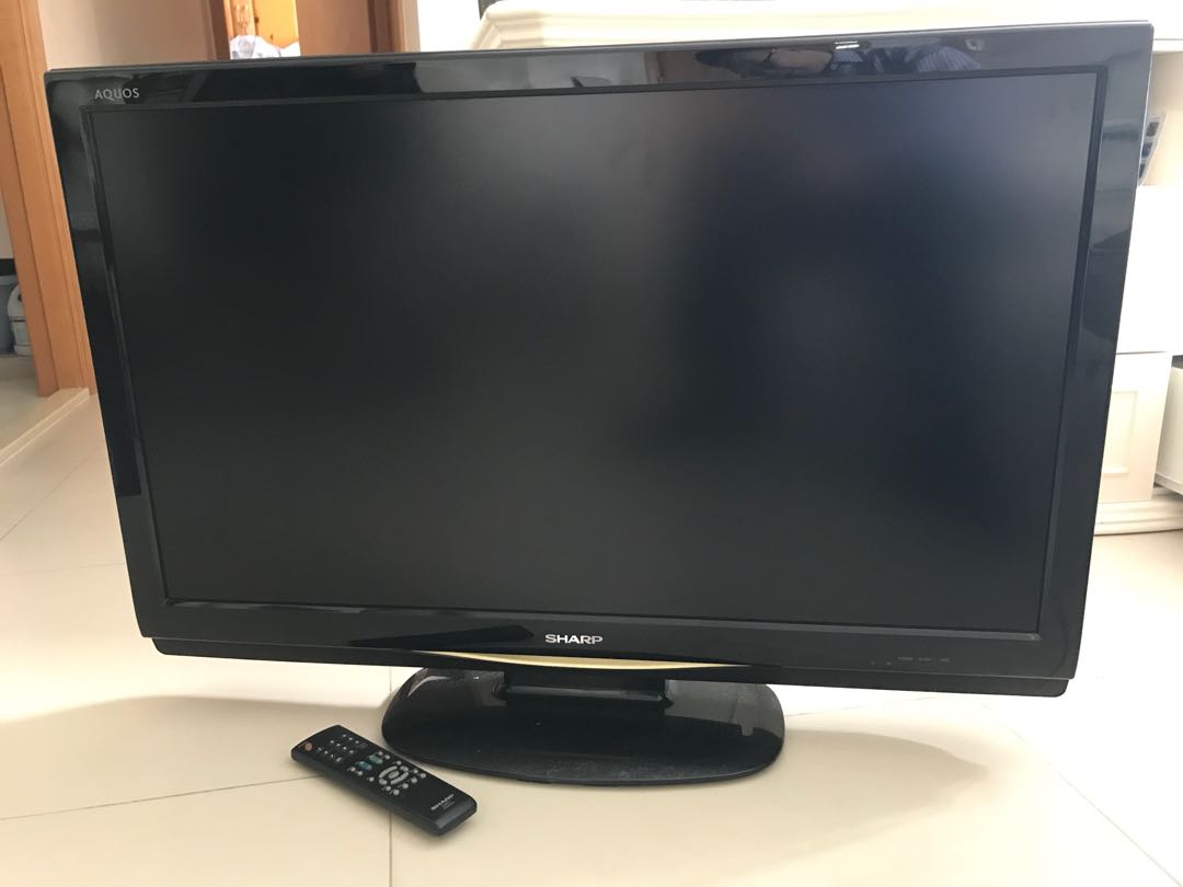 Sharp AQUOS 37” LCD TV, 家庭電器, 電視 & 其他娛樂, 電視 - Carousell
