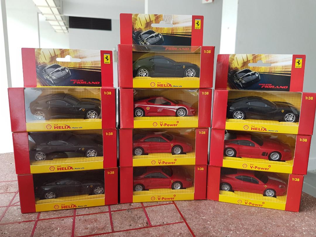 Shell Ferrari Car Model 1:38 Collection - 10pcs, Hobbies & Toys, Toys ...