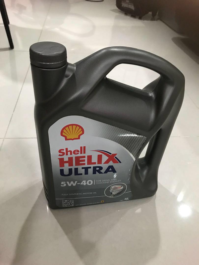Shell ultra helix engine oil, Car Accessories, Accessories on Carousell