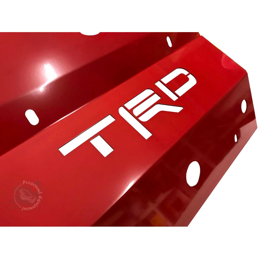 TOYOTA HILUX VIGO (TGF-017) STONE GUARD RED WITH TRD WORD, Auto ...