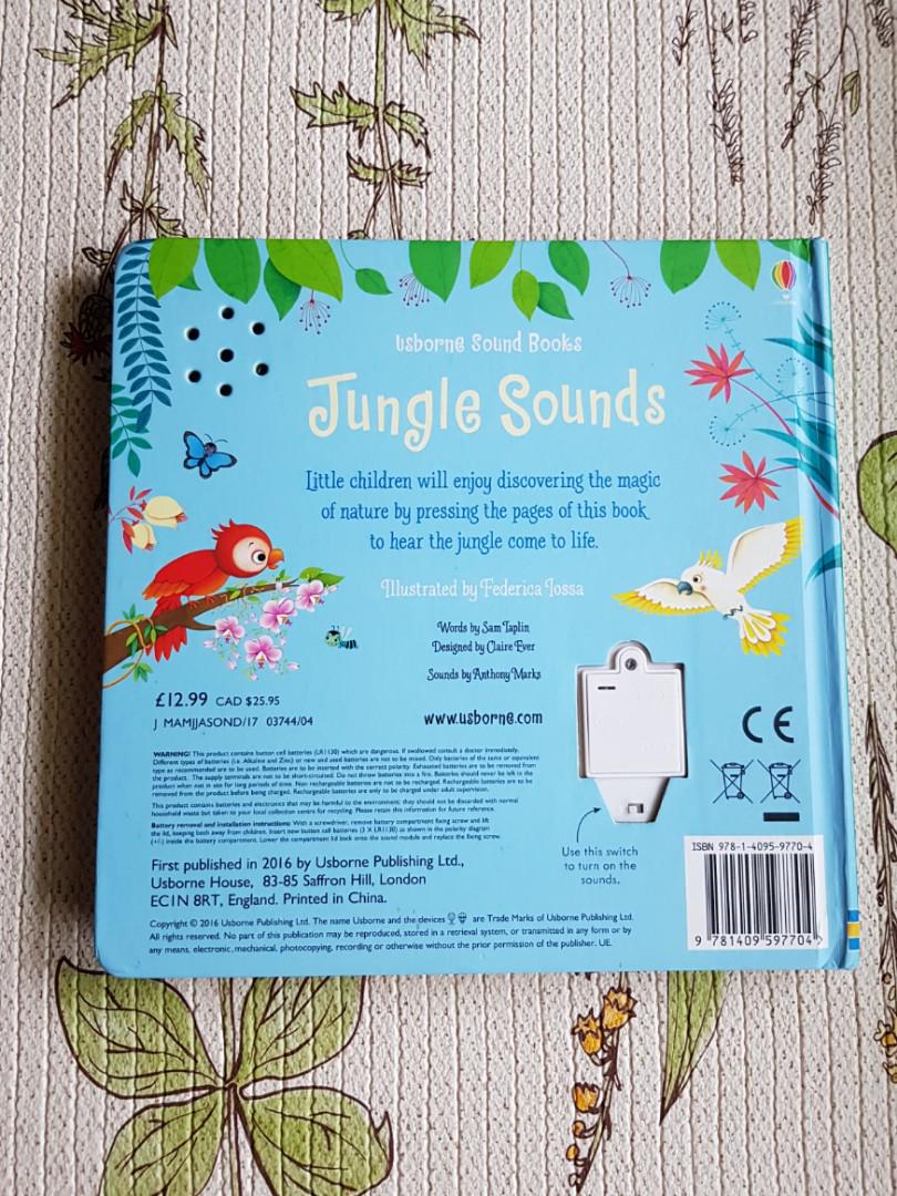 Usborne Sound Books (Bundle): Garden Sounds and Jungle Sounds, Hobbies ...