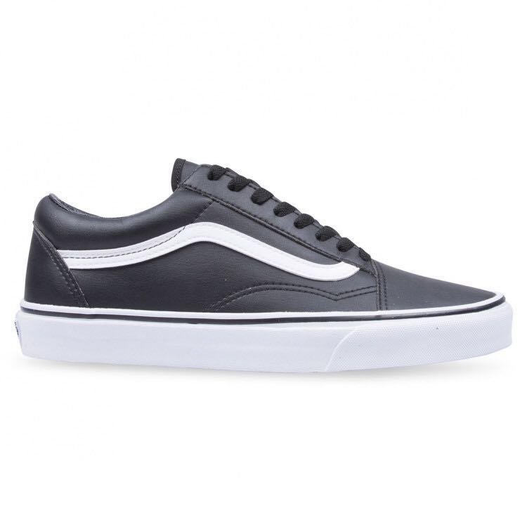 authentic vans old skool (leather), Men's Fashion, Footwear, Sneakers ...