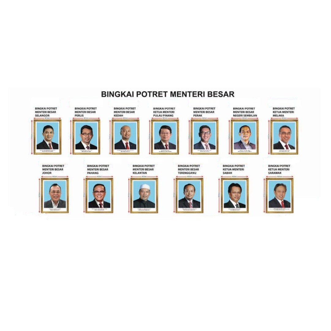 Bingkai Potret Menteri Besar, Furniture & Home Living, Bathroom ...