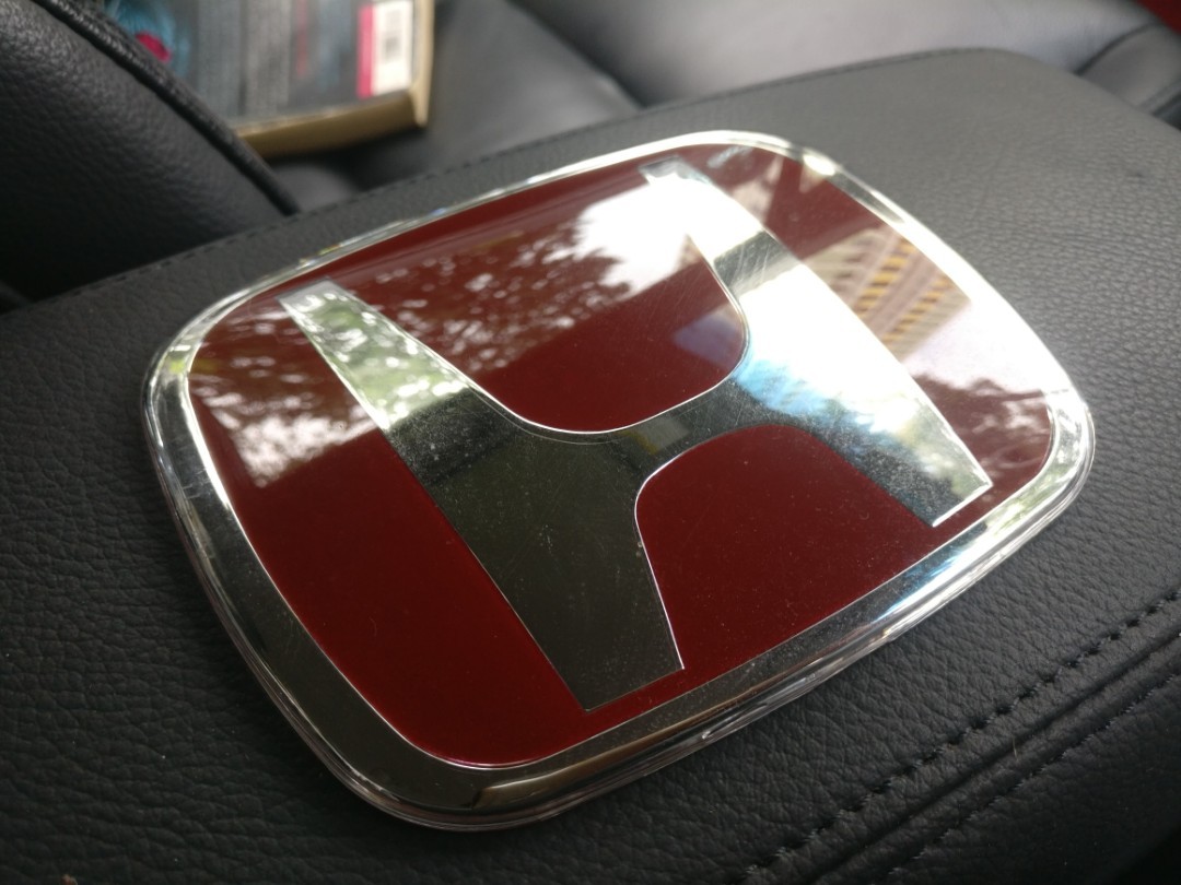 Civic FD1 Type R Red Front Emblem, Car Accessories, Accessories on ...