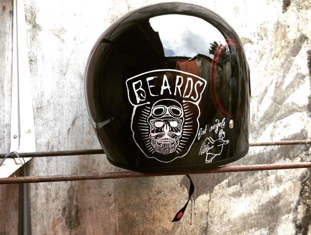 Custom helmet Xf gp rare, Auto Accessories on Carousell