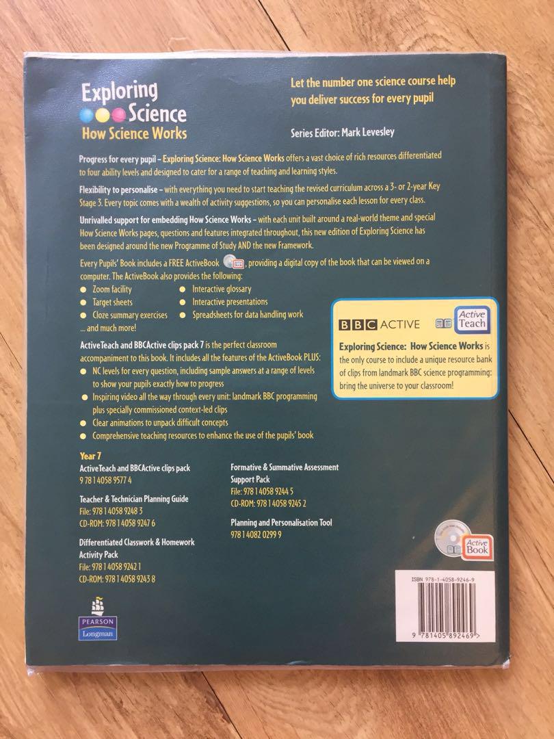 Exploring Science 7 How science works textbook, 興趣及遊戲, 書本 & 文具, 書本及雜誌 ...