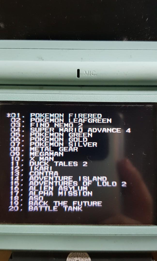 Gameboy Advance 218 in 1 MultiCart Games, Video Gaming, Video Games ...