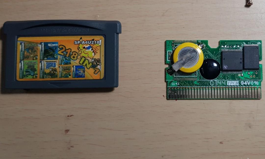 Gameboy Advance 218 in 1 MultiCart Games, Video Gaming, Video Games ...