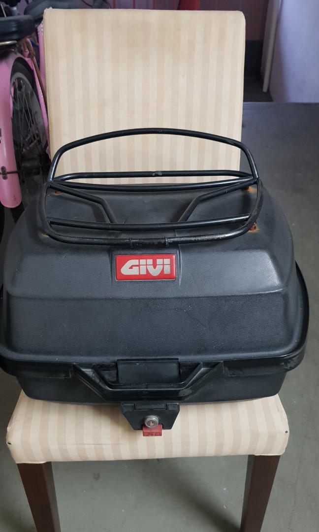 Givi box with Givi Metal Rack for sale, Motorcycles, Motorcycle ...