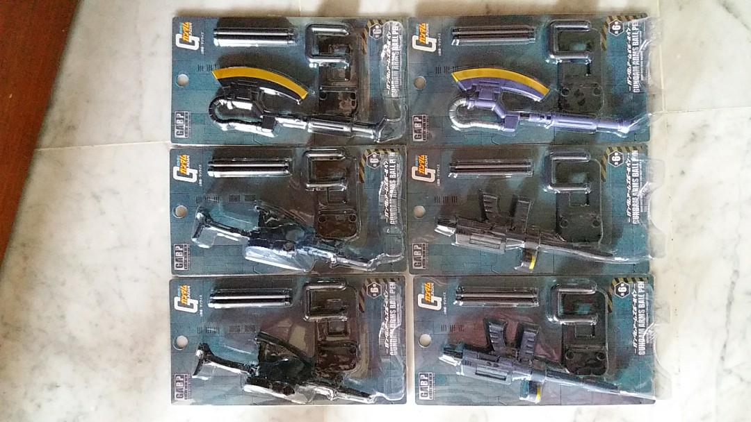 GUNDAM ARMS BALL PEN SERIES: BEAM RIFLE/ ZAKU MACHINE GUN/ HEAT HAWK ...