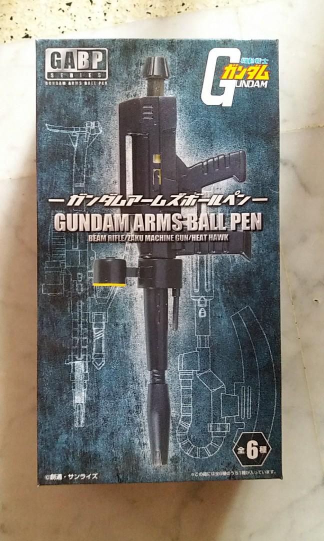 GUNDAM ARMS BALL PEN SERIES: BEAM RIFLE/ ZAKU MACHINE GUN/ HEAT HAWK ...