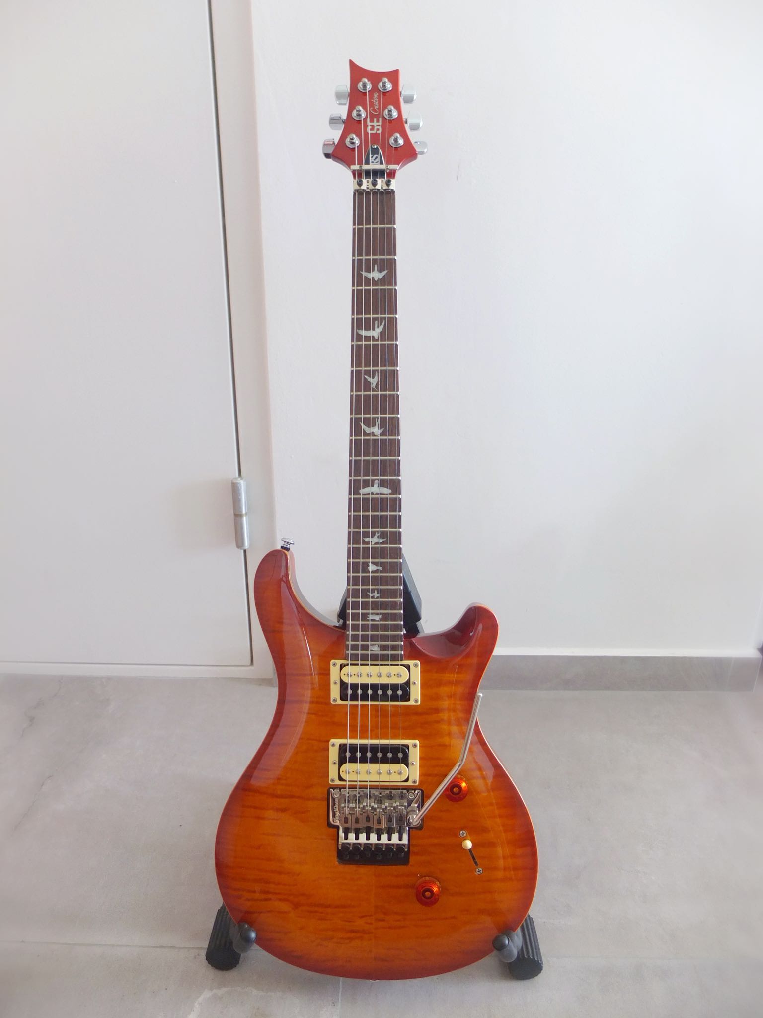 PRS SE Custom 24 Floyd Rose, Hobbies & Toys, Music & Media, Musical ...