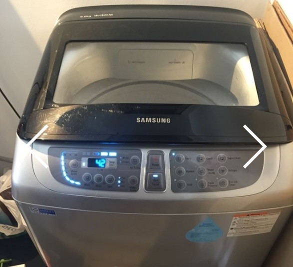 Samsung Washer 9KG Wooble technology WA90F5S5, TV & Home Appliances ...