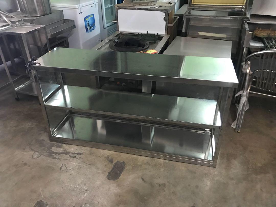 Stainless steel display ayam goreng, Furniture & Home Living, Bathroom ...