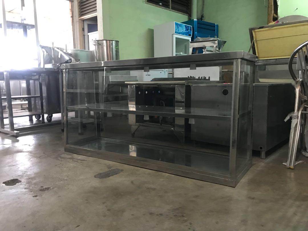 Stainless steel display ayam goreng, Furniture & Home Living, Bathroom ...