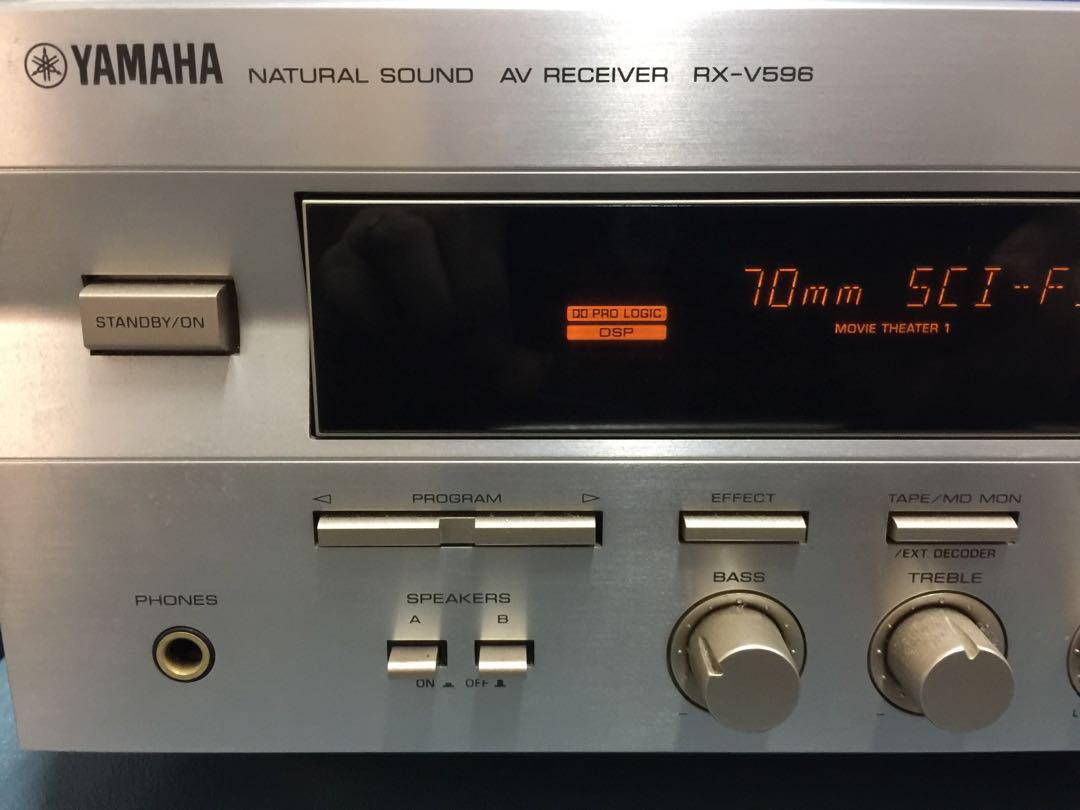 Yamaha RX-V596 Natural Sound AV Receiver, Audio, Other Audio Equipment ...
