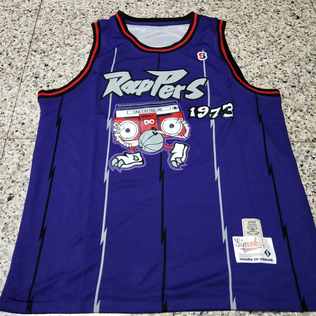 歐美 翻玩 NBA 暴龍隊 球衣 RAP PERS 嘻哈 饒舌 HIP HOP MJF 尺寸：S~XXL 2色, 他的時尚, 上衣與西裝 ...