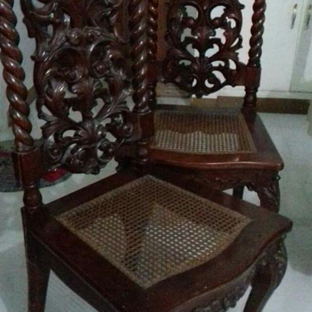 Antique Narra Chair Soliya, Furniture & Home Living, Furniture, Chairs ...