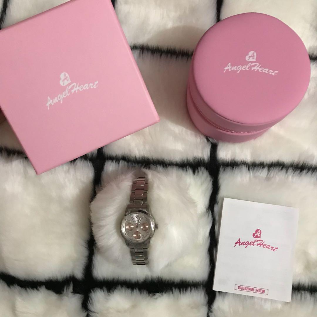 Authentic Angel Heart Silver Watch, Luxury, Watches on Carousell