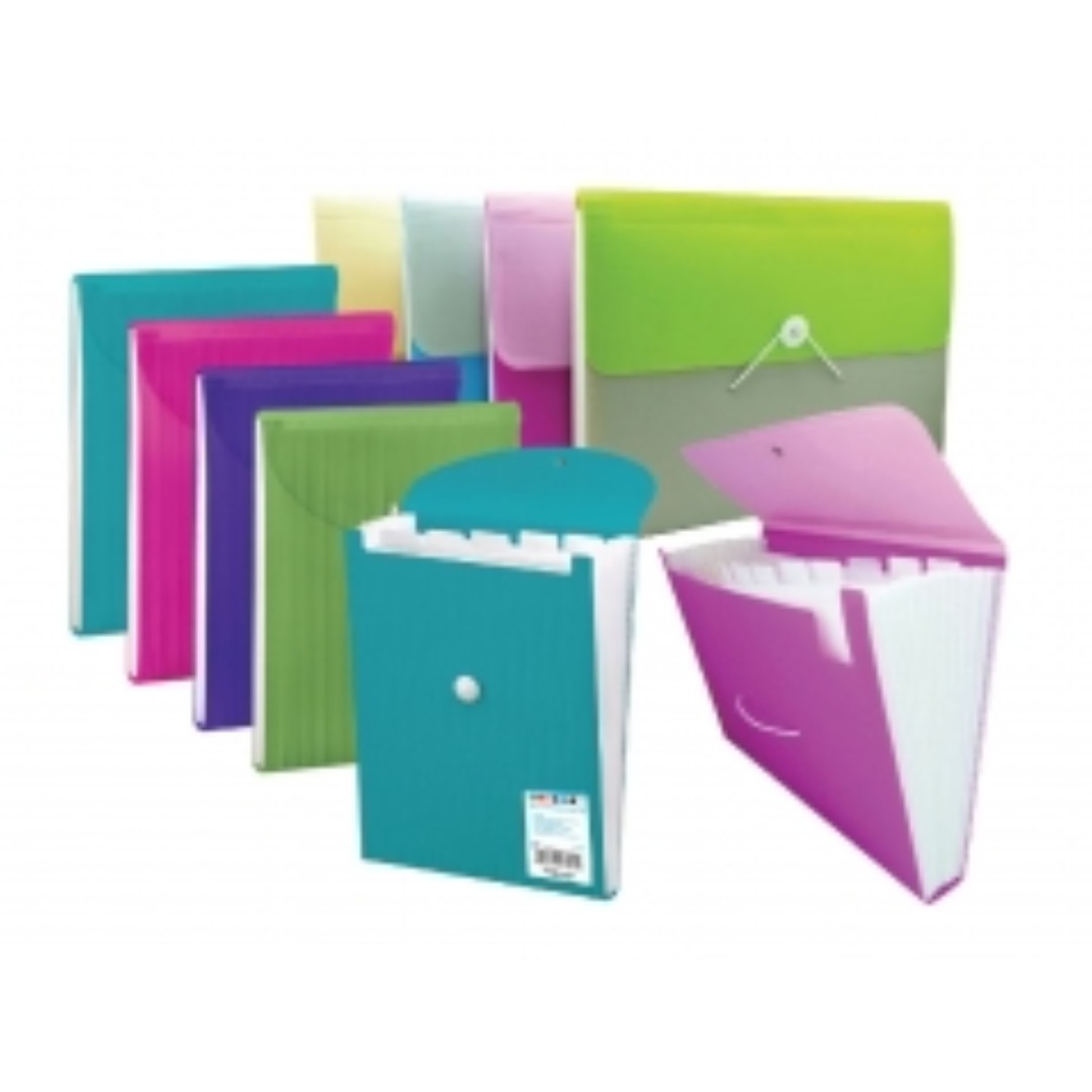 [Bazic]13-Pocket Expanding File A4, Hobbies & Toys, Stationery & Craft ...