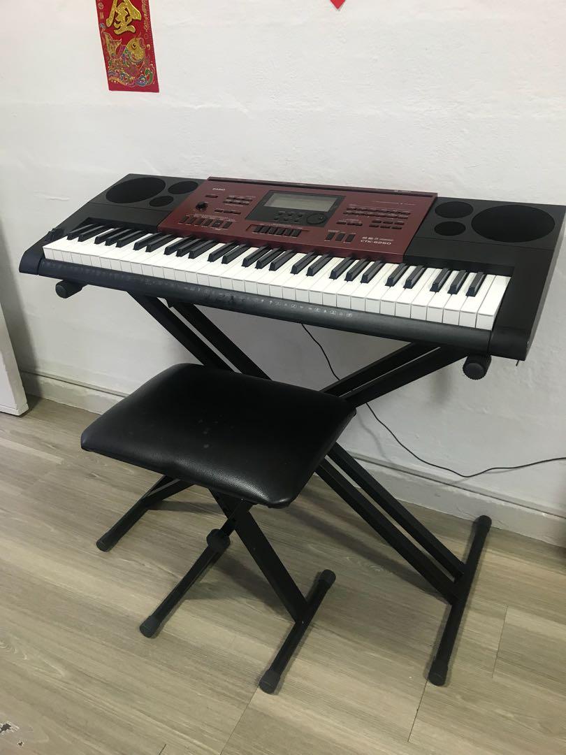 Casio Keyboard, Hobbies & Toys, Music & Media, Musical Instruments on ...