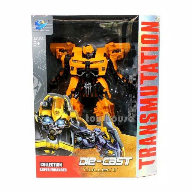 Die Cast Robot Transformer Bumblebee, Bayi & Anak, Mainan & Baby Walker ...