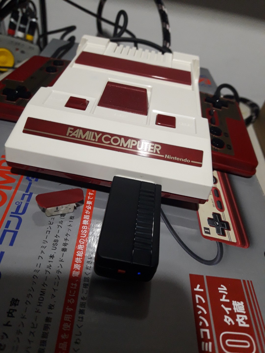 FAMICOM MINI (Hakchi with Wireless Mod & Controller), Video Gaming ...