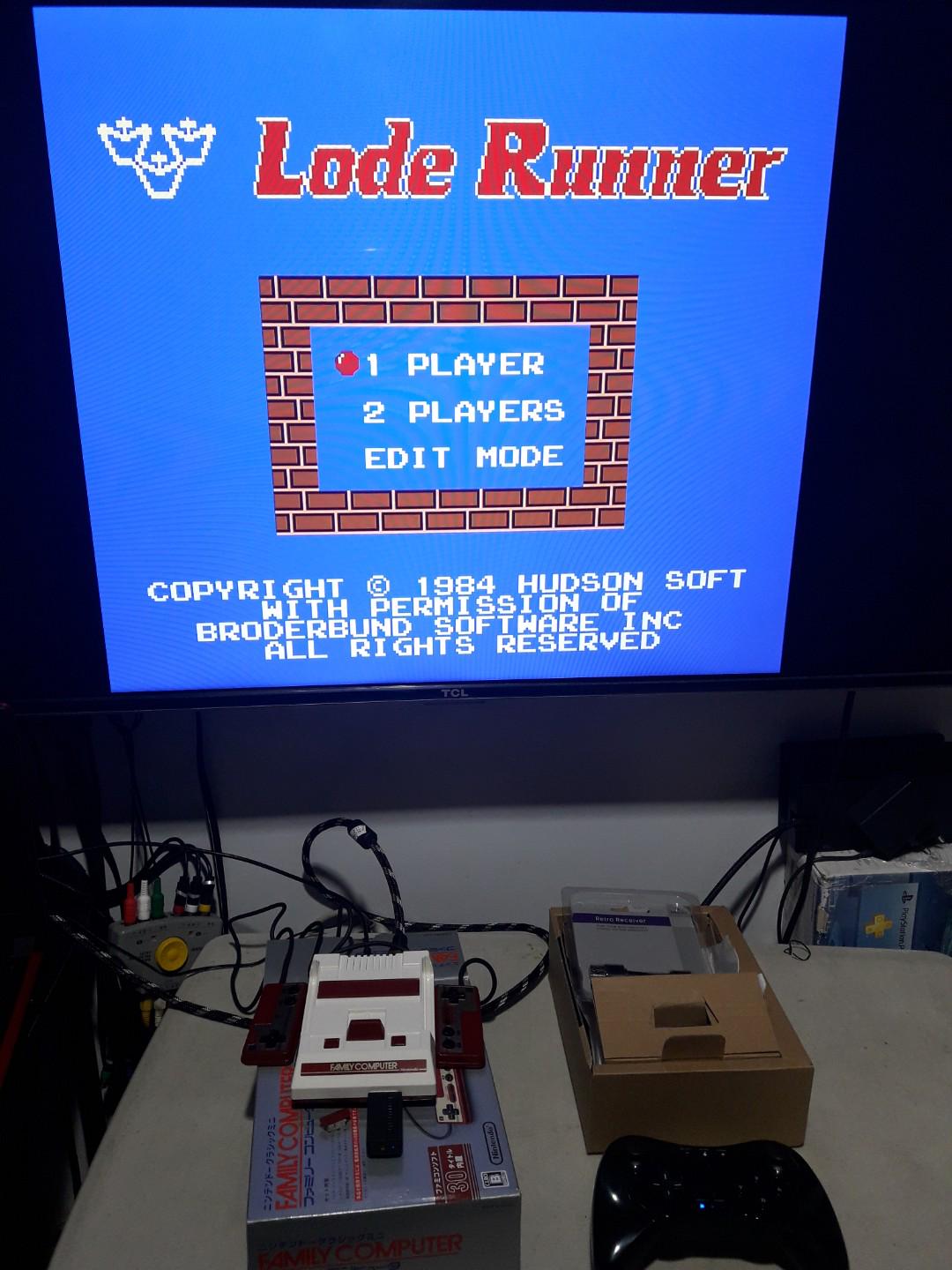 FAMICOM MINI (Hakchi with Wireless Mod & Controller), Video Gaming ...