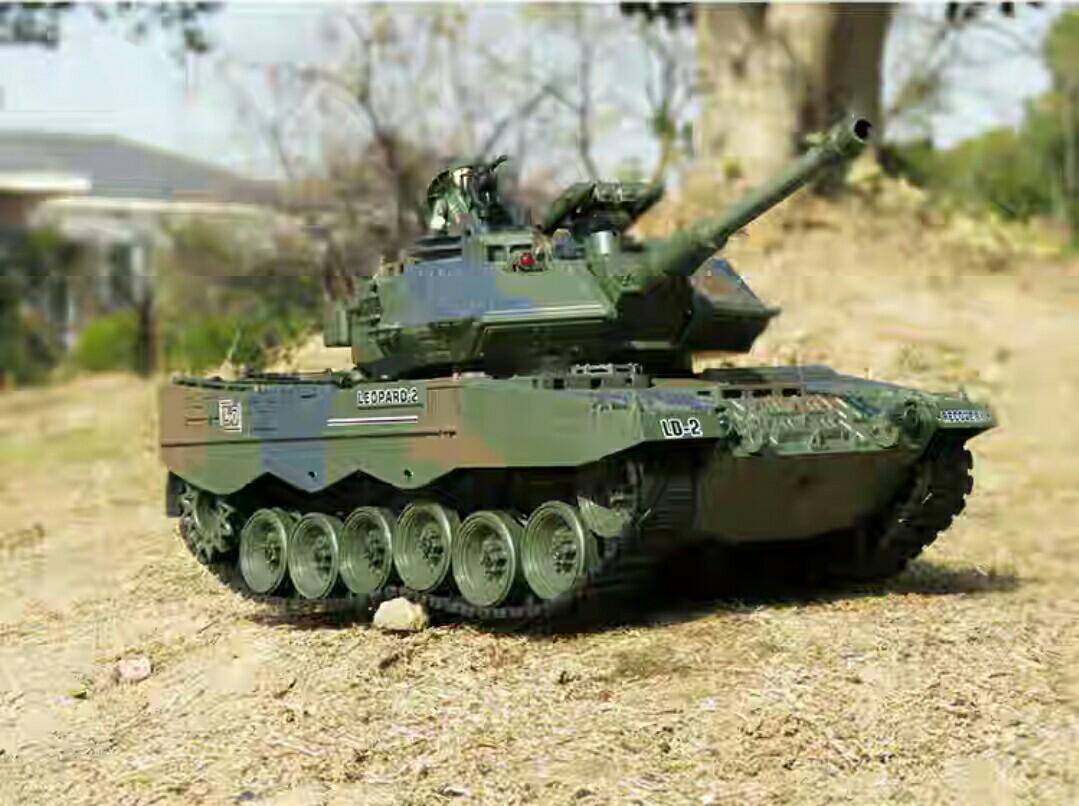 (COD) German Leopard 2A5 MBT Remote Control Tank 2.4G RC LCF Kereta ...