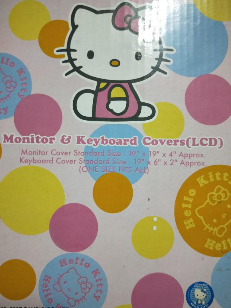 Hello Kitty Monitor and Keyboard Cover, Computers & Tech, Parts ...