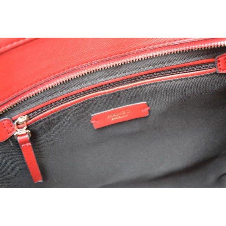 Original MANGO RED SHOULDER BAG, Women's Fashion, Bags & Wallets ...