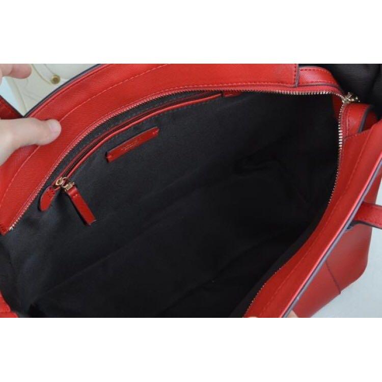 Original MANGO RED SHOULDER BAG, Women's Fashion, Bags & Wallets ...