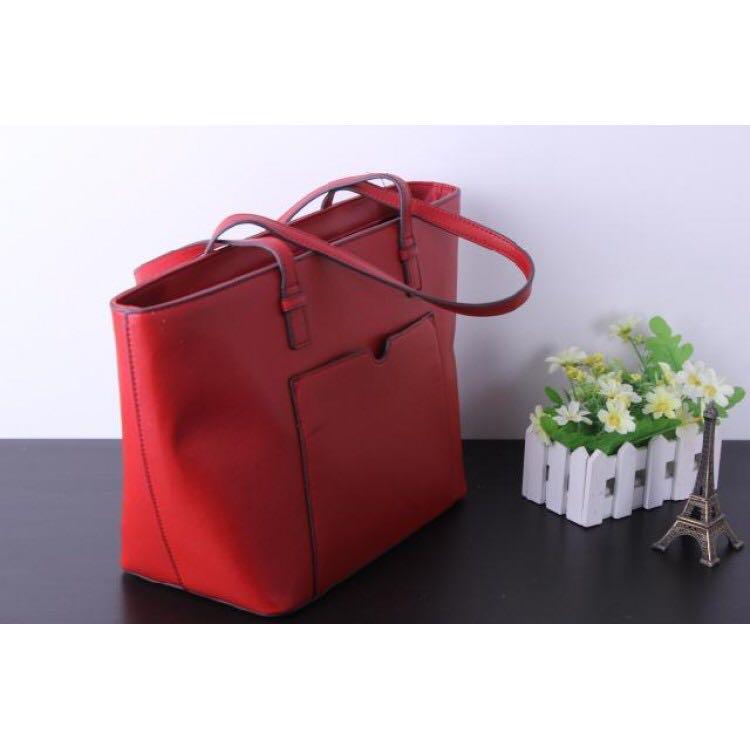 Original MANGO RED SHOULDER BAG, Women's Fashion, Bags & Wallets ...