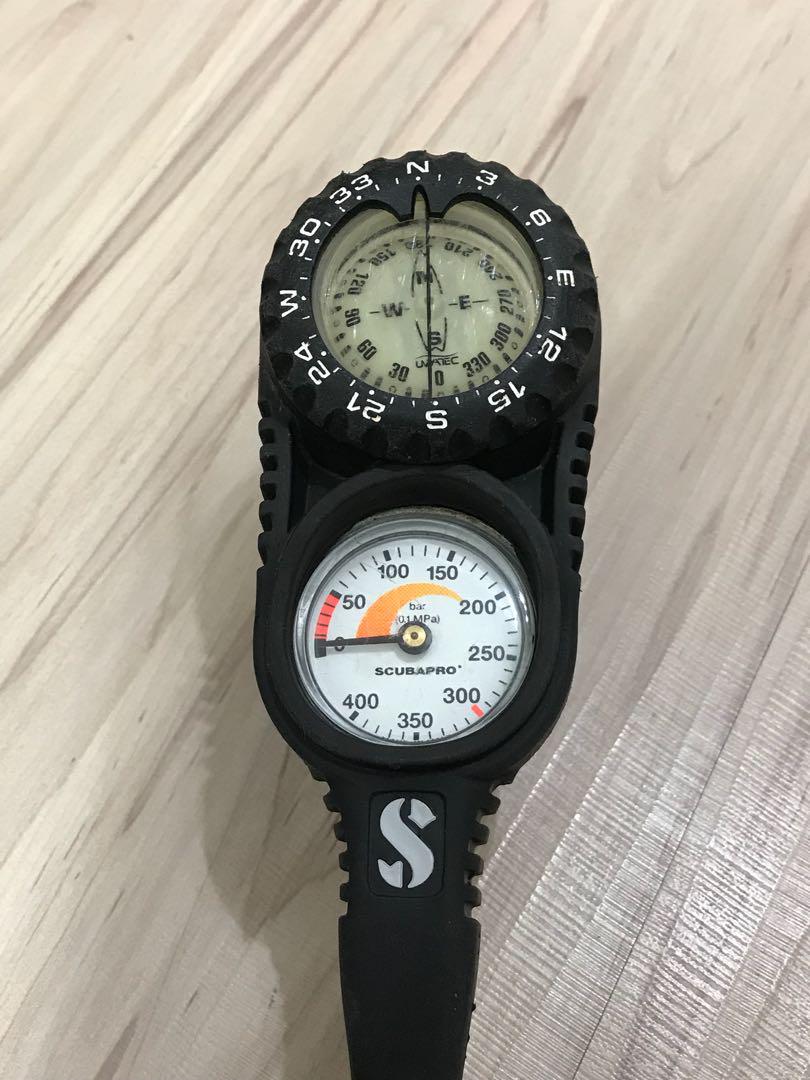 SCUBAPRO MK11 Titanium 鈦 ㄧ級頭 S555 二級頭 潛水 調節器 R395 備二 二用錶 9成新, 體育器材, 健身 ...
