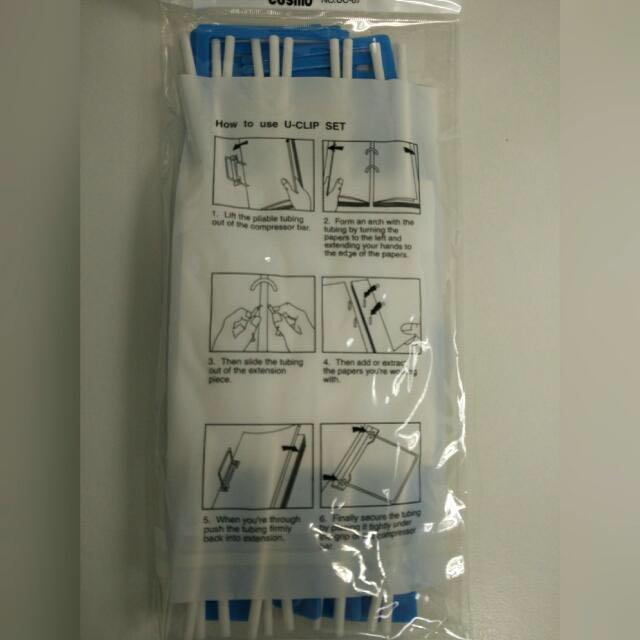 [INSTOCK] Self Adhesive U-clip Set For Filing, Hobbies & Toys ...