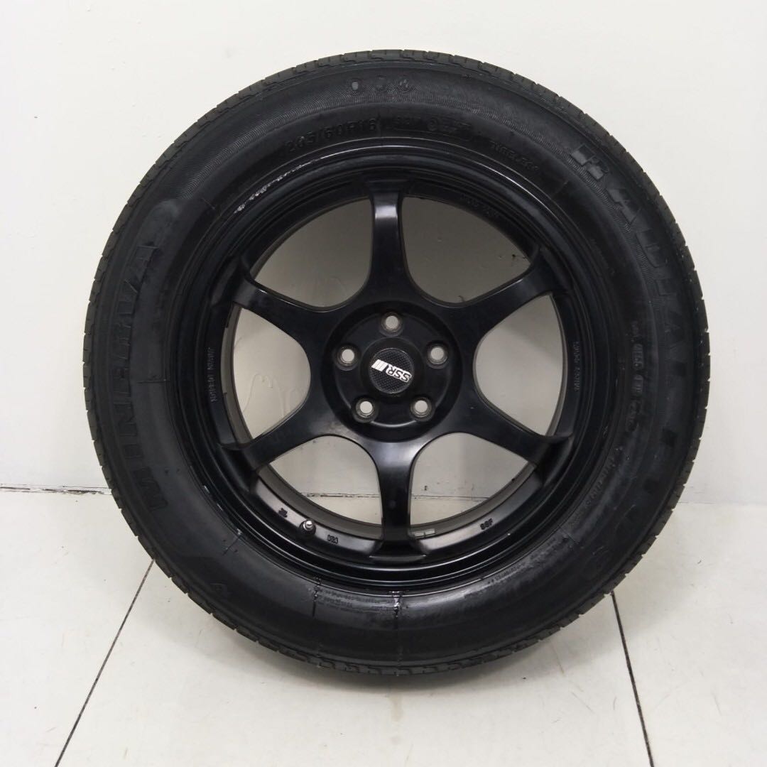 16'' SSR type-C rim With Tyres 5x100 (SR1128), Car Accessories ...