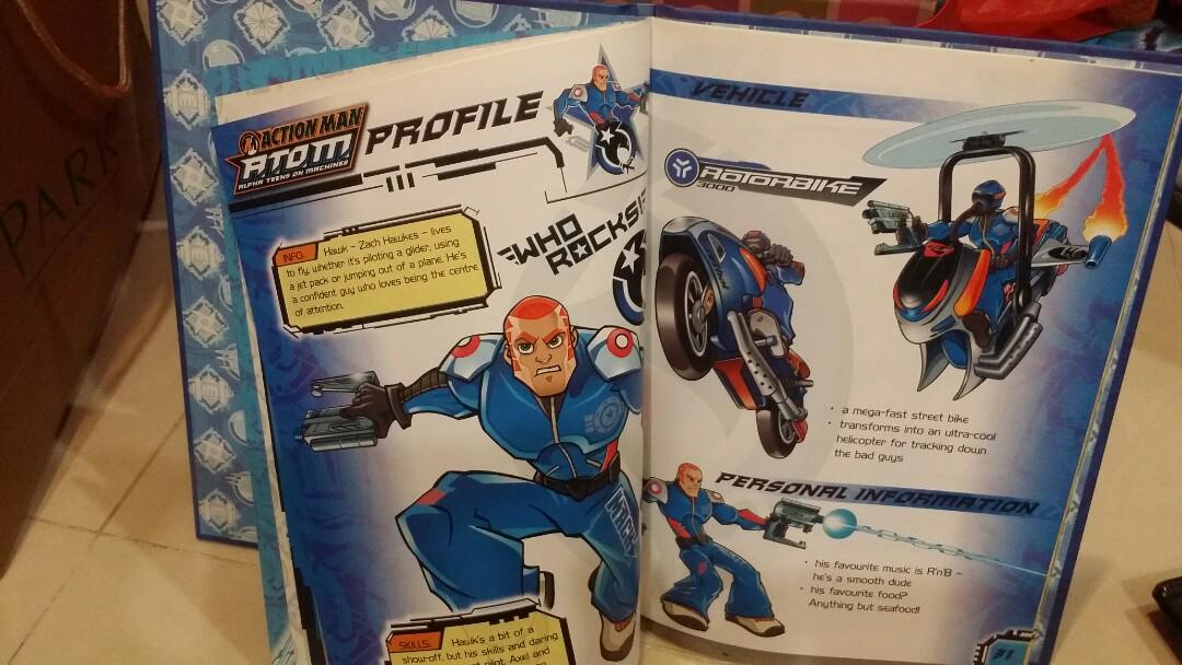 Action Man-Atom Alpha Teens On Machines, Hobbies & Toys, Books & Magazines, Children's Books on ...