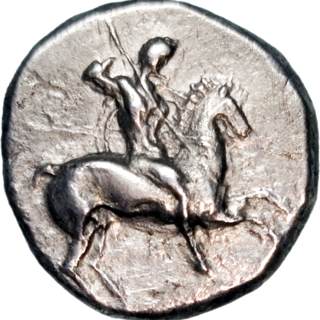 Ancient Greek Calabria, Tarentum Silver Coin 332-302 BC, Hobbies & Toys ...