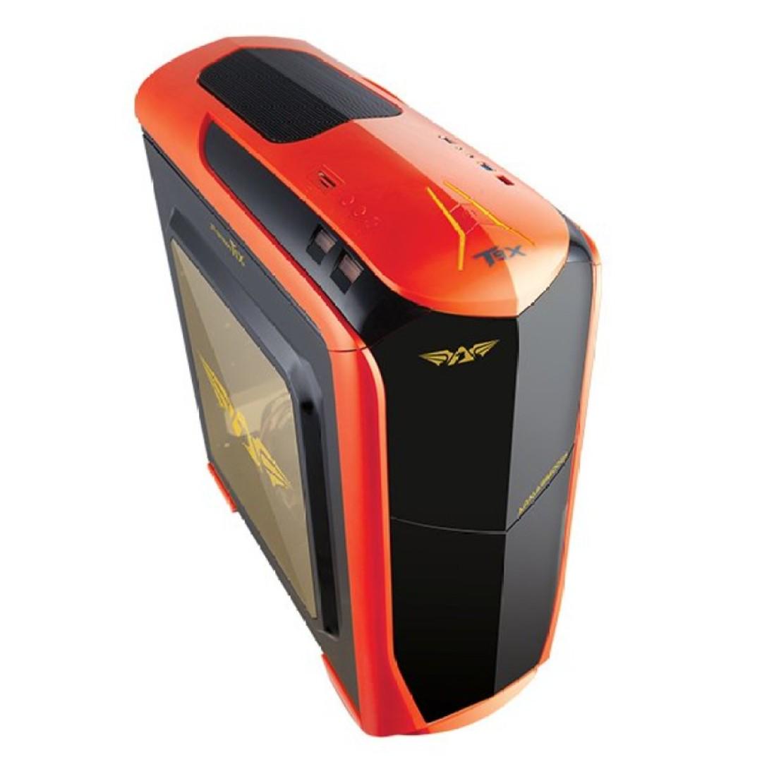 Armaggeddon Zetatron T9X Side Acrylic ATX Gaming Chassis, Computers ...