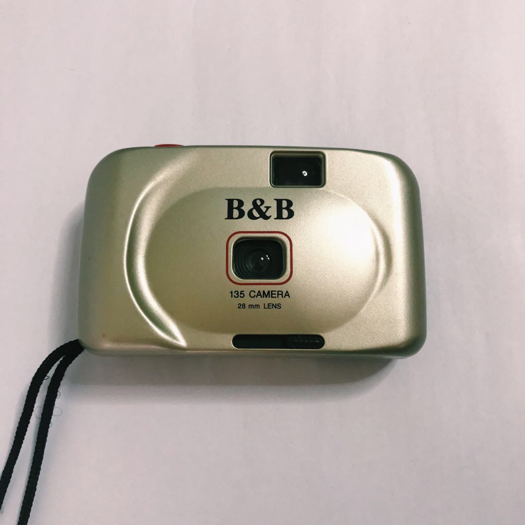 BB champagne 35mm film analog 28mm lens camera, Photography, Cameras on ...