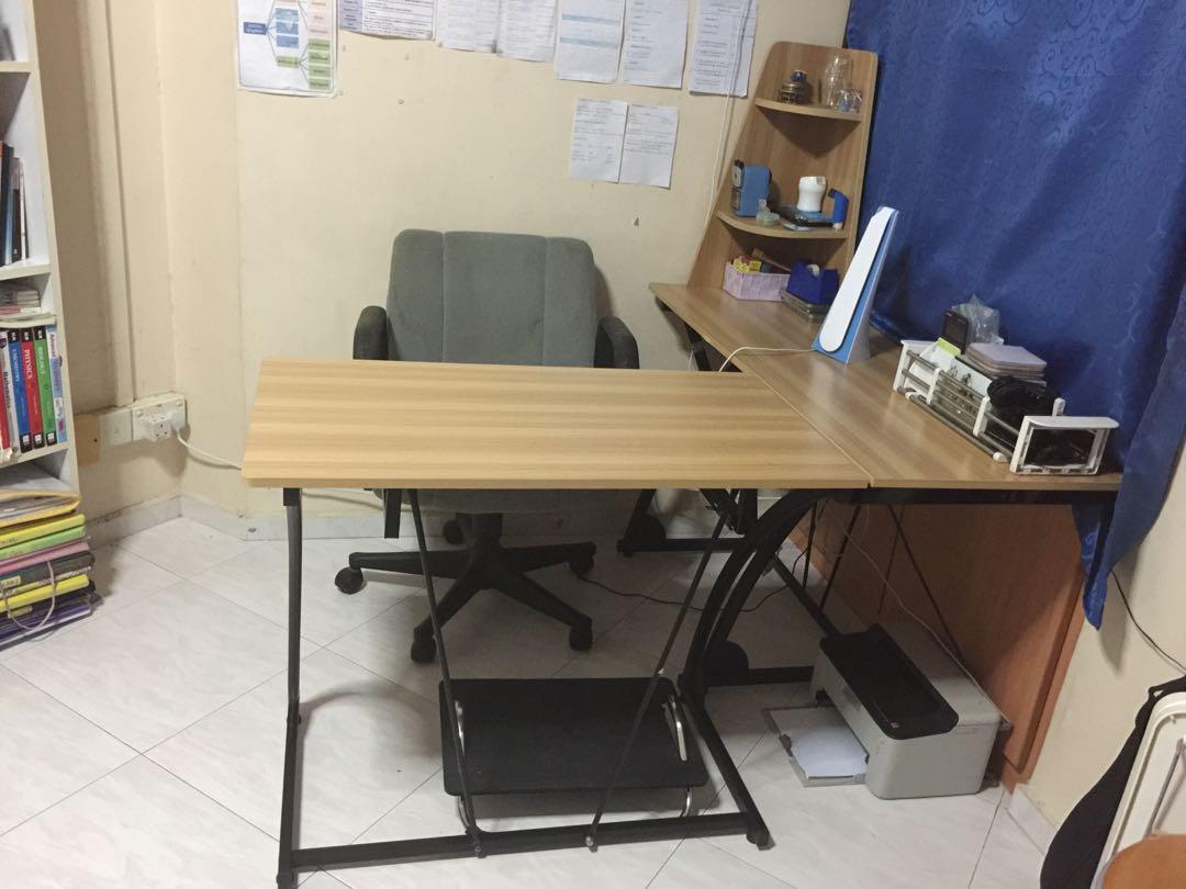 Beautiful study table, Furniture & Home Living, Furniture, Tables ...