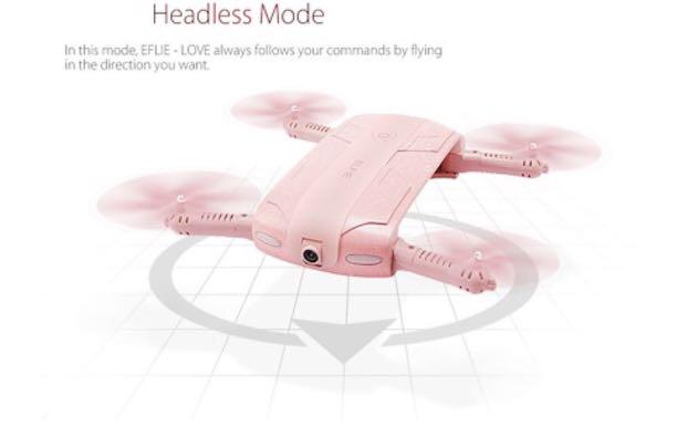 Elfie Pink Drone, Photography, Drones on Carousell
