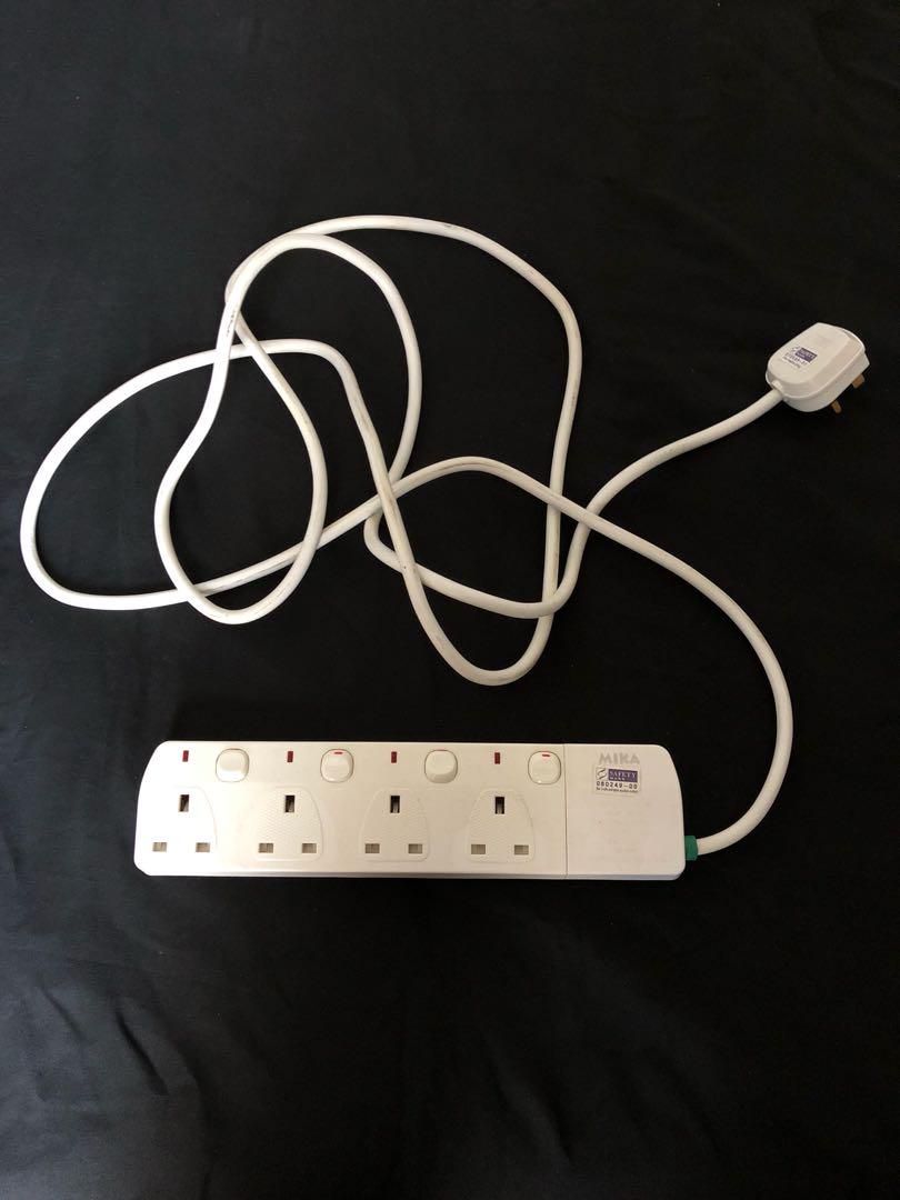 Extension power socket, TV & Home Appliances, Electrical, Adaptors ...