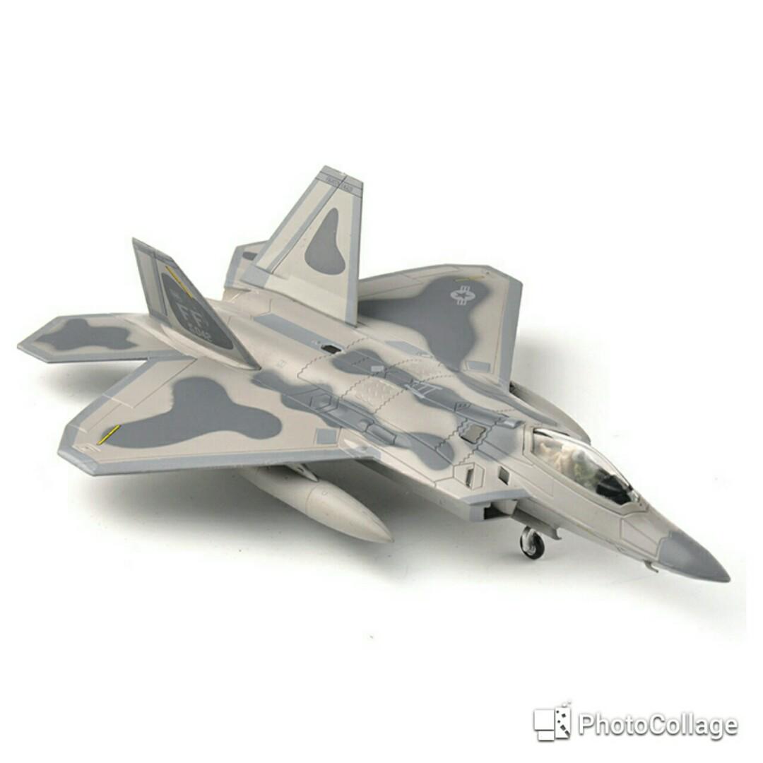 F22 Raptor Scale 1/100 Die Cast Metal, Hobbies & Toys, Toys & Games on ...